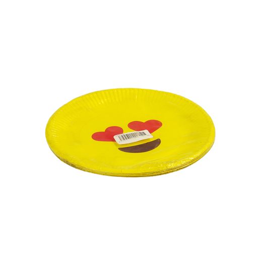 Party Paper Plate Emoji 12pc 30571A