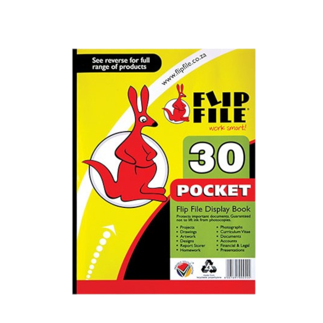 Kangaroo Flip File 30page