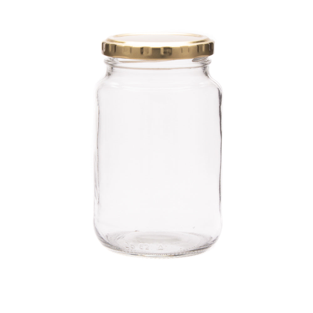 Consol 750ml Glass Catering Jar with Gold Twist Lid BN0680