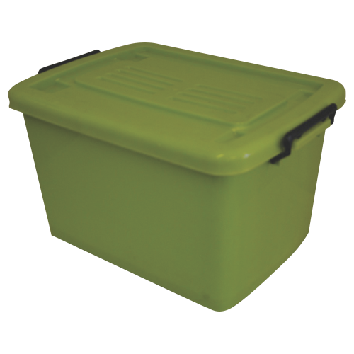 Storage Container 45L Clip Lock Lid Clear 10049