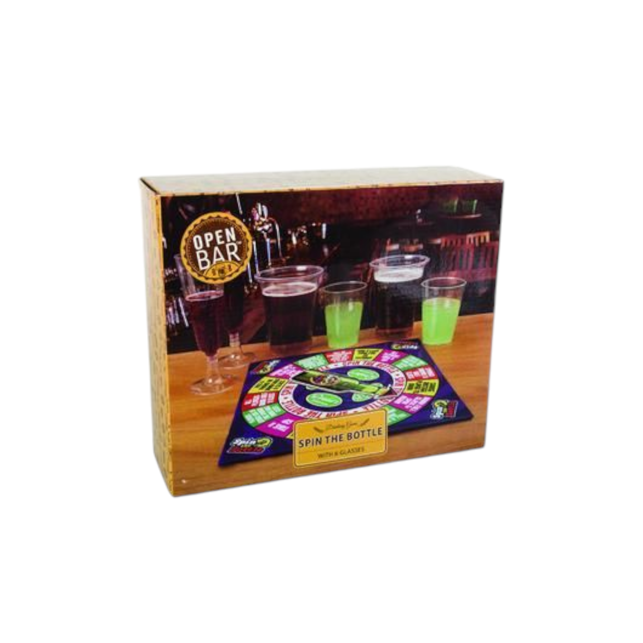 Open Bar Drinking Game - Spin The Bottle