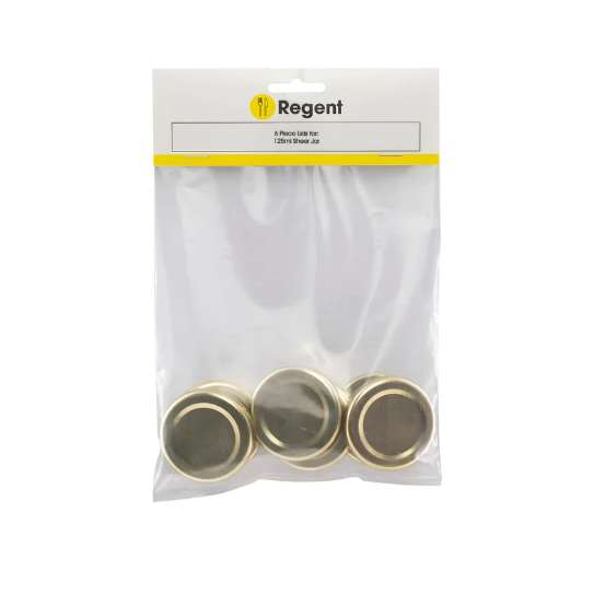 Regent Jar Lids Gold 48mm 6pack 21570