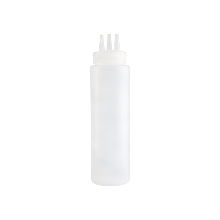 650ml 3-Hole Sauce Condiment Plastic Bottle with Measurements