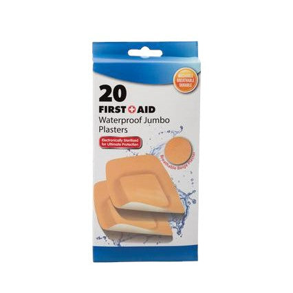 Firstaid Plaster Beige Jumbo 5x10cm 20pack