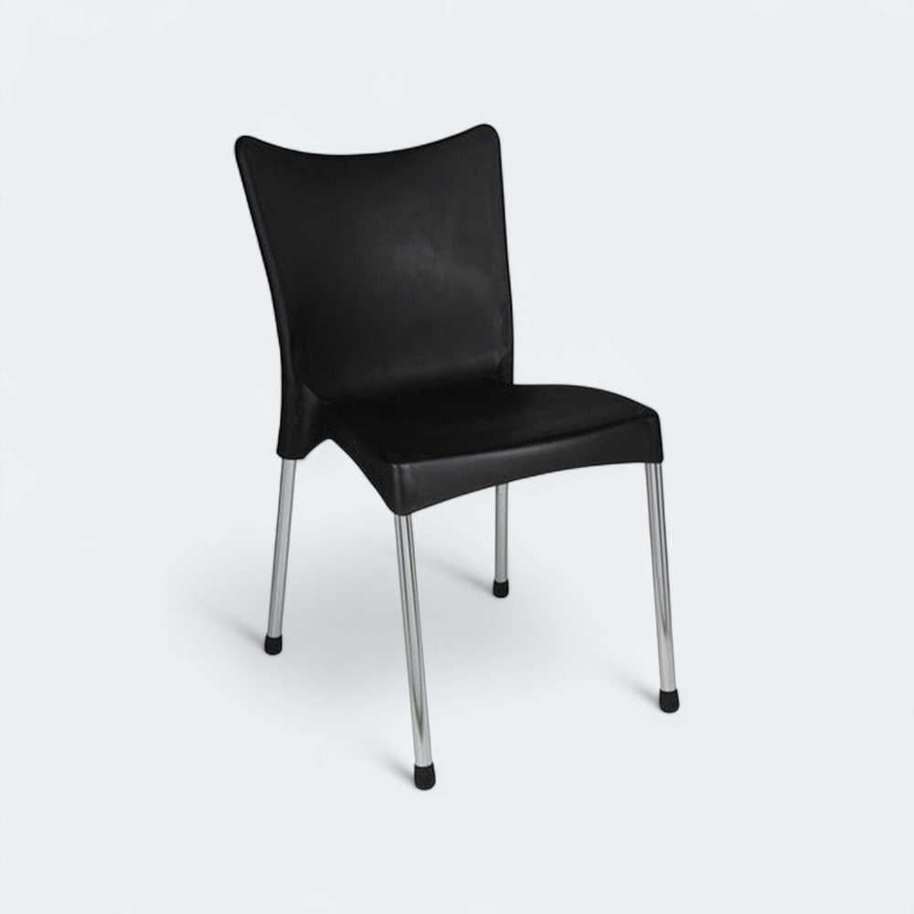 Apollo Cafe Chair Black Contour Outdoor