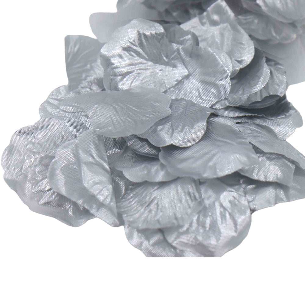 Artificial Silver Rose Petals 150pcs A0094