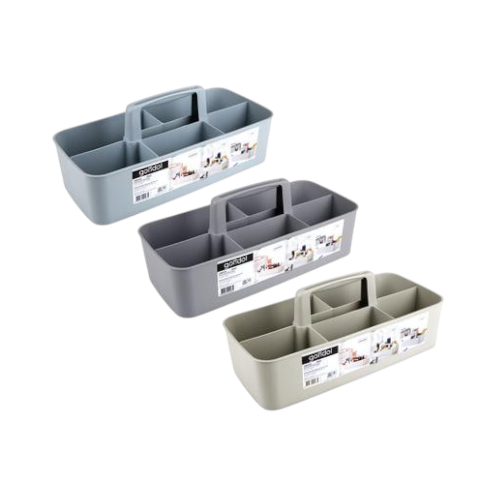 Plastic Organiser Sabrina 5 Div 32x15x13cm