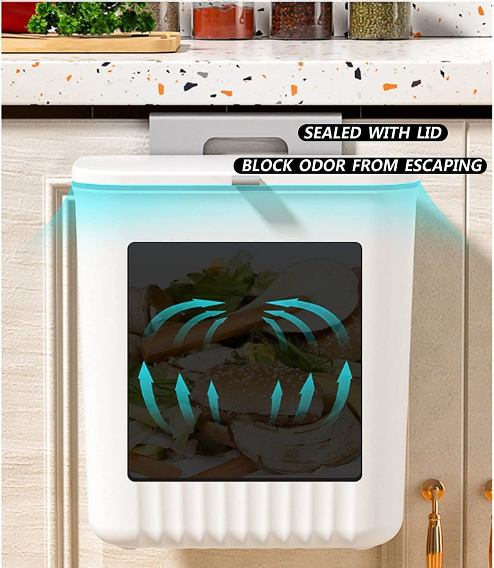 Tuffex Plastic Hanging Dustbin Double Sided Lid