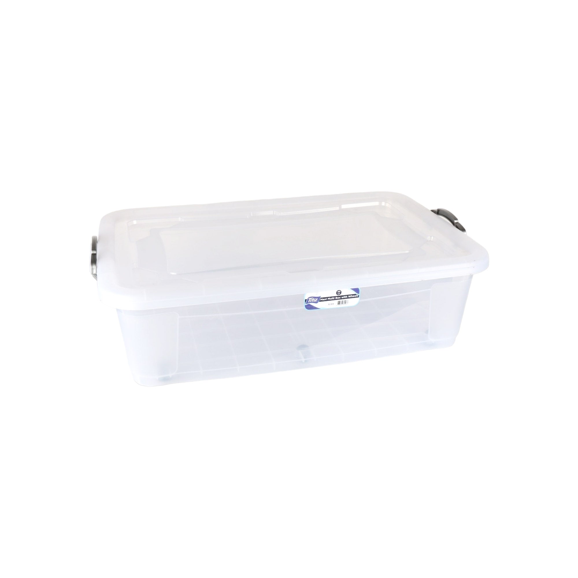 Titiz 40L Plastic Storage Utility Container Multi Box Rectangle with W