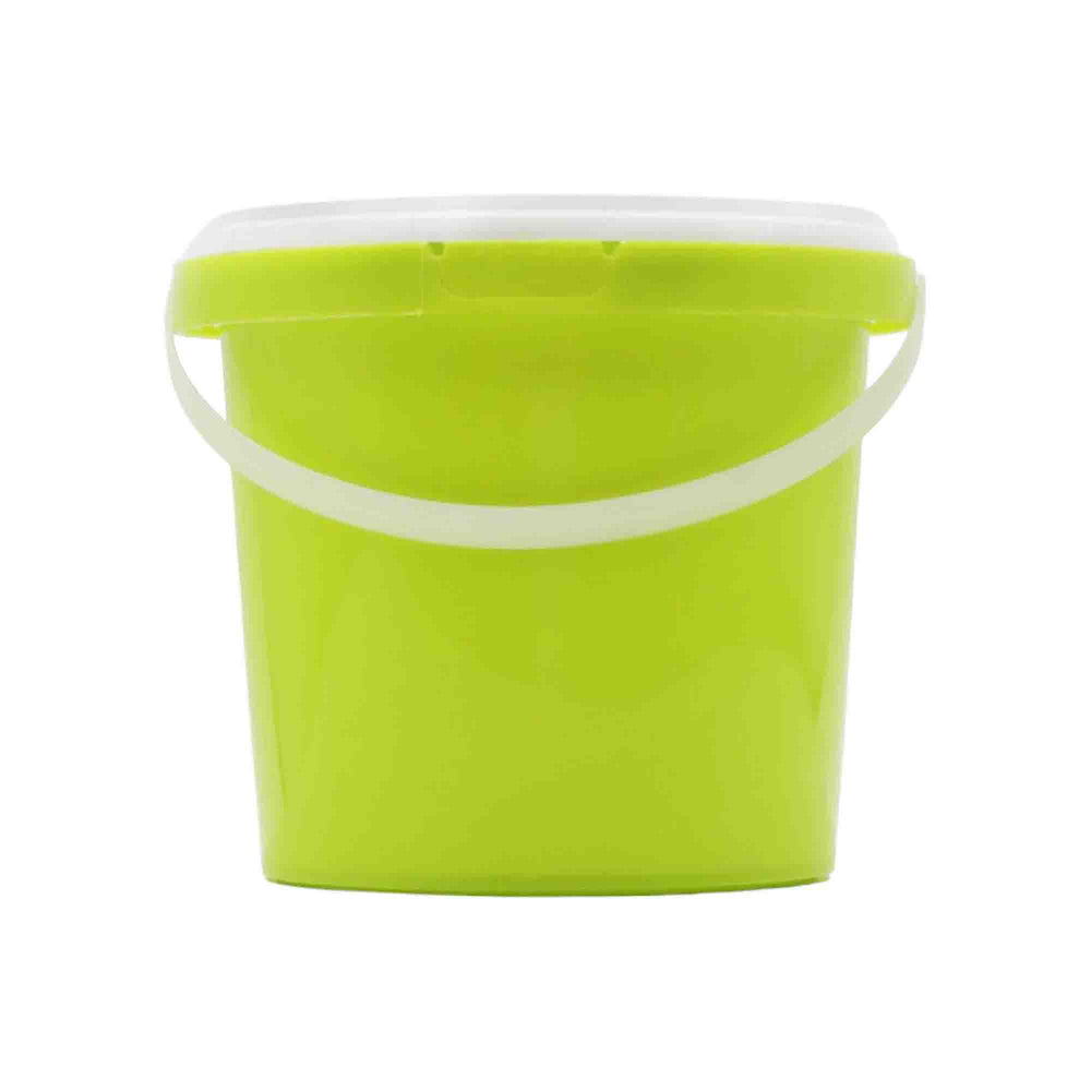 1L Plastic Bucket Air Tight Transparent Lid