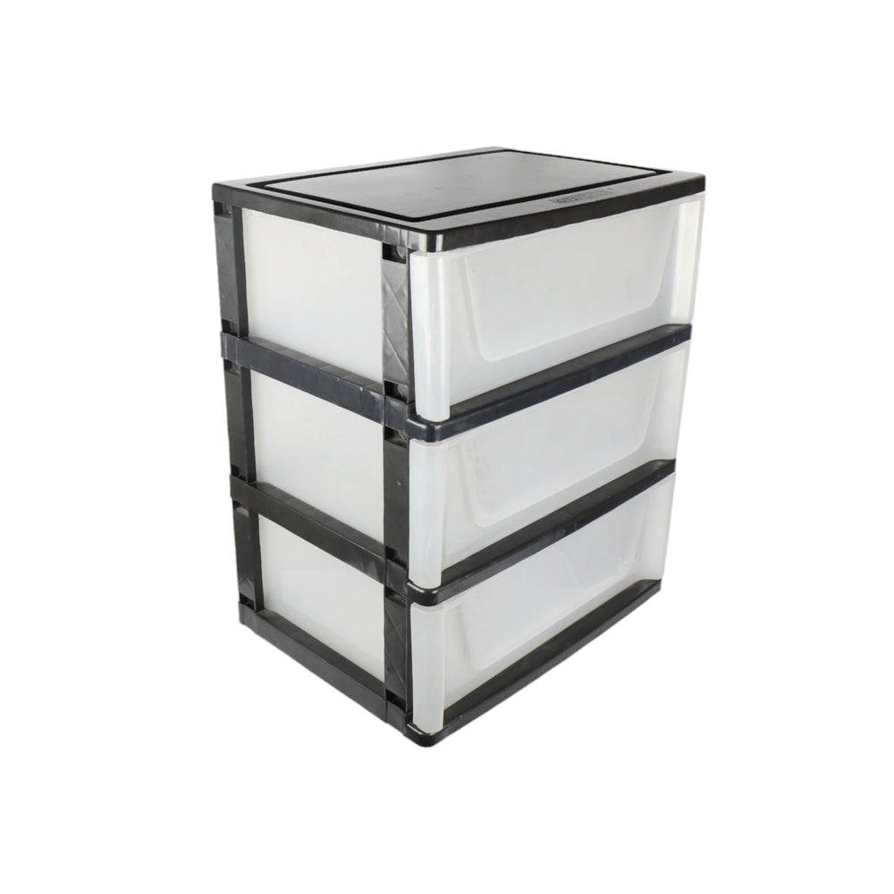 Nu Ware Super Storage Drawer 3-Tier Black MC-DS3BL