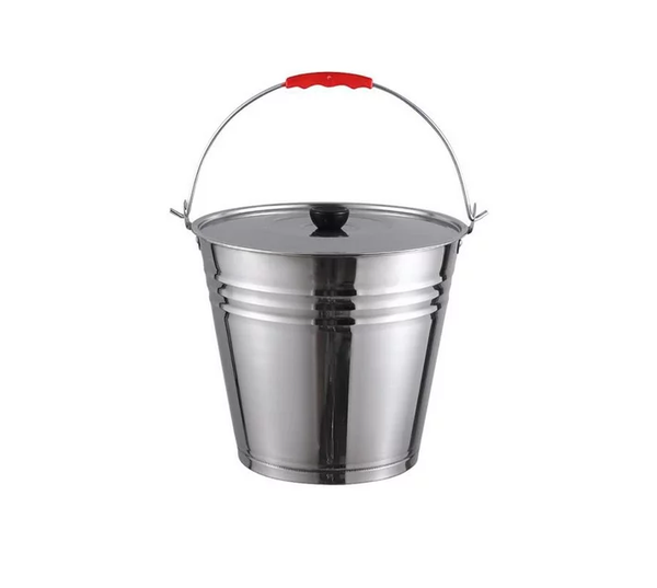 Stainless Steel Bucket with Lid