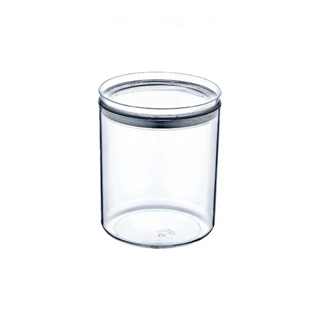 EM House Round Plastic Storage Box 0.85L EMP-161