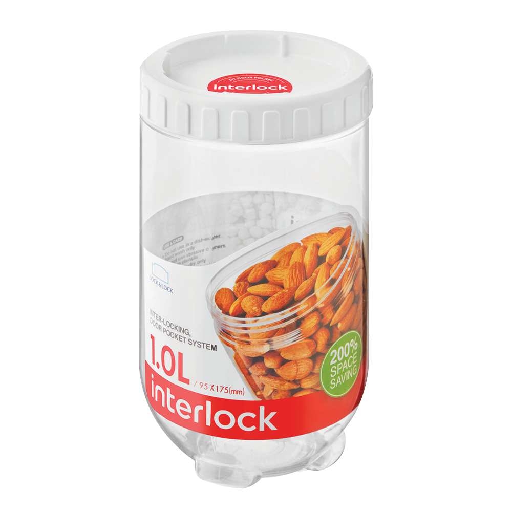 1L LocknLock Interlock Container White INL302