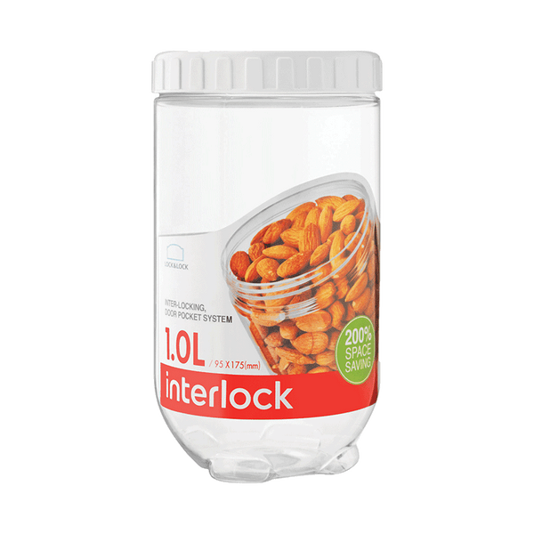 1L LocknLock Interlock Container White INL302