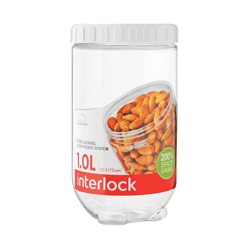 1L LocknLock Interlock Container White INL302