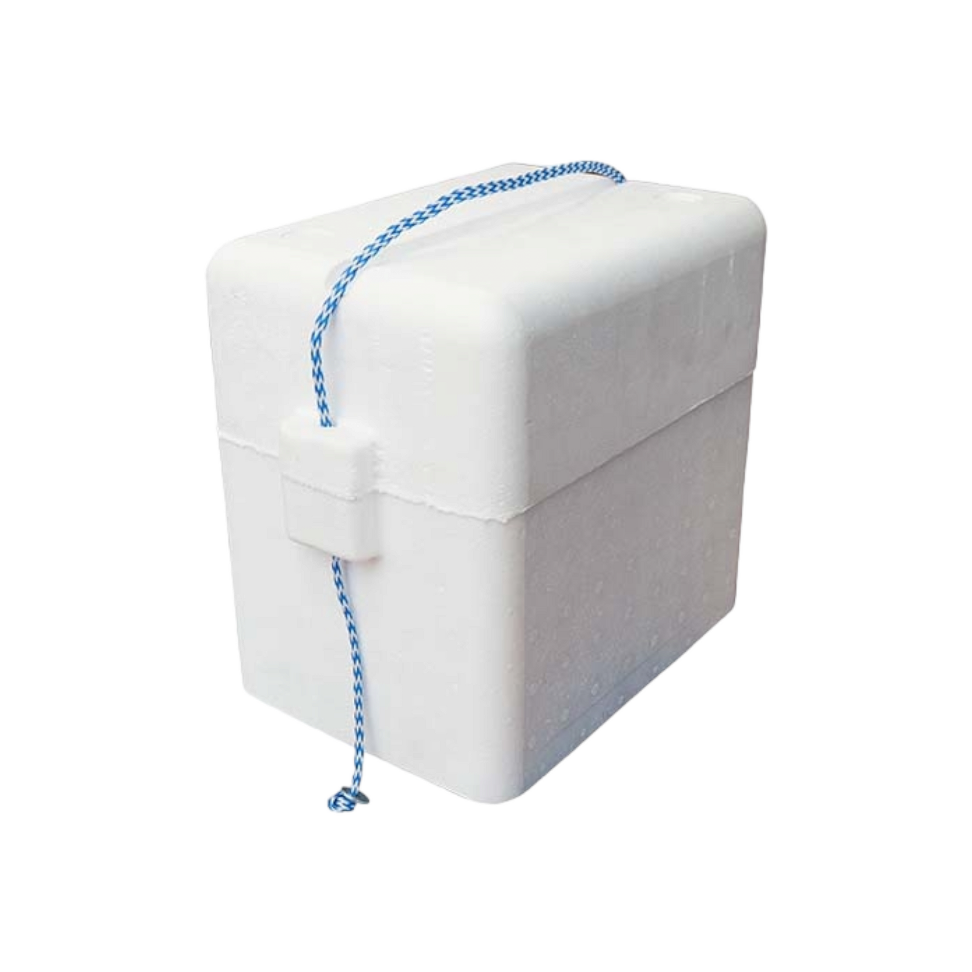 Polystyrene 6L Cooler Box Deep with Rope Thermal Storage Box - Fits 6p