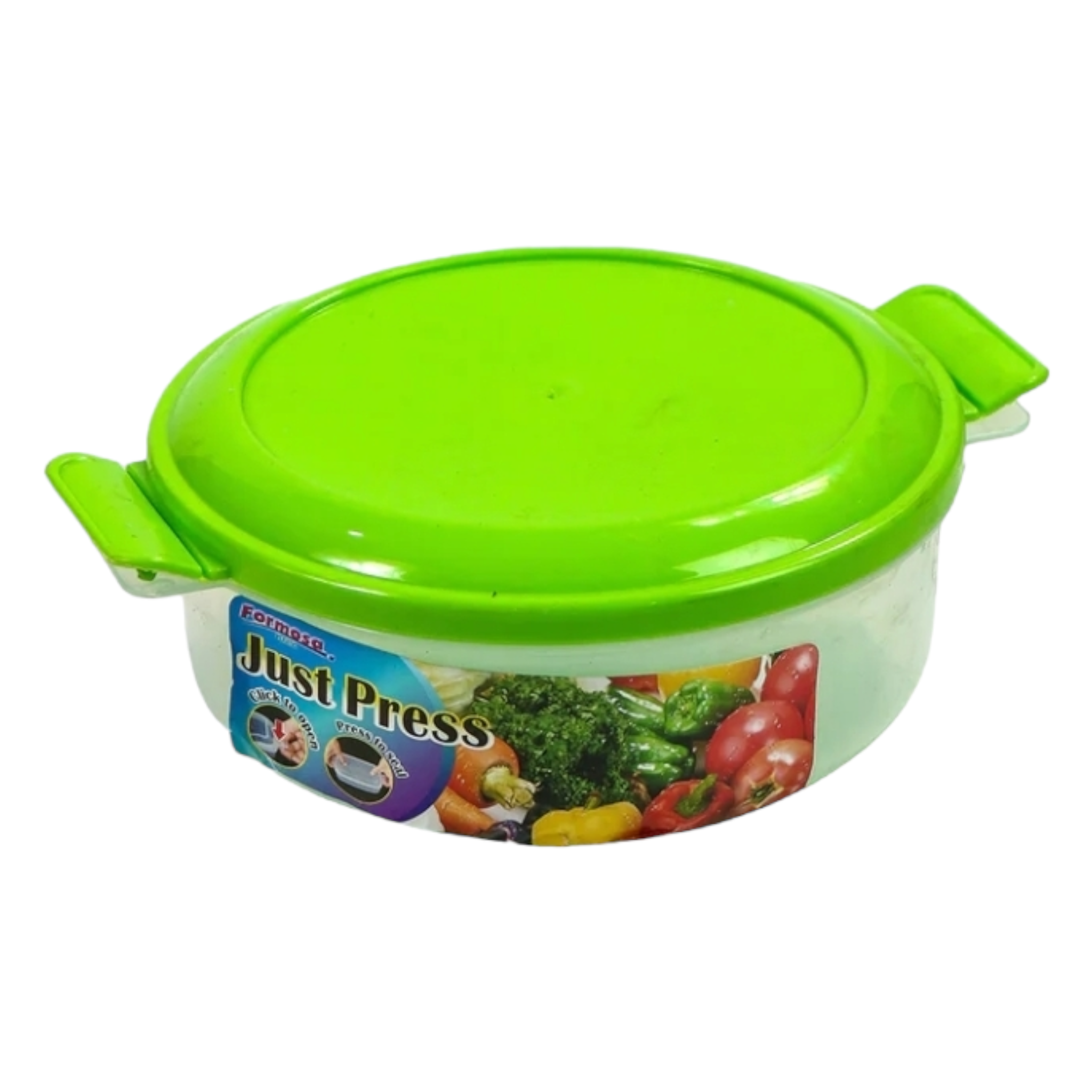 Plastic Container Just Press 730ml Rectunglar Formosa 6123