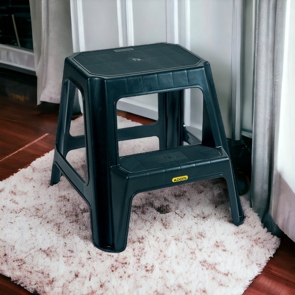 Addis Black 2-Step Stool 96151