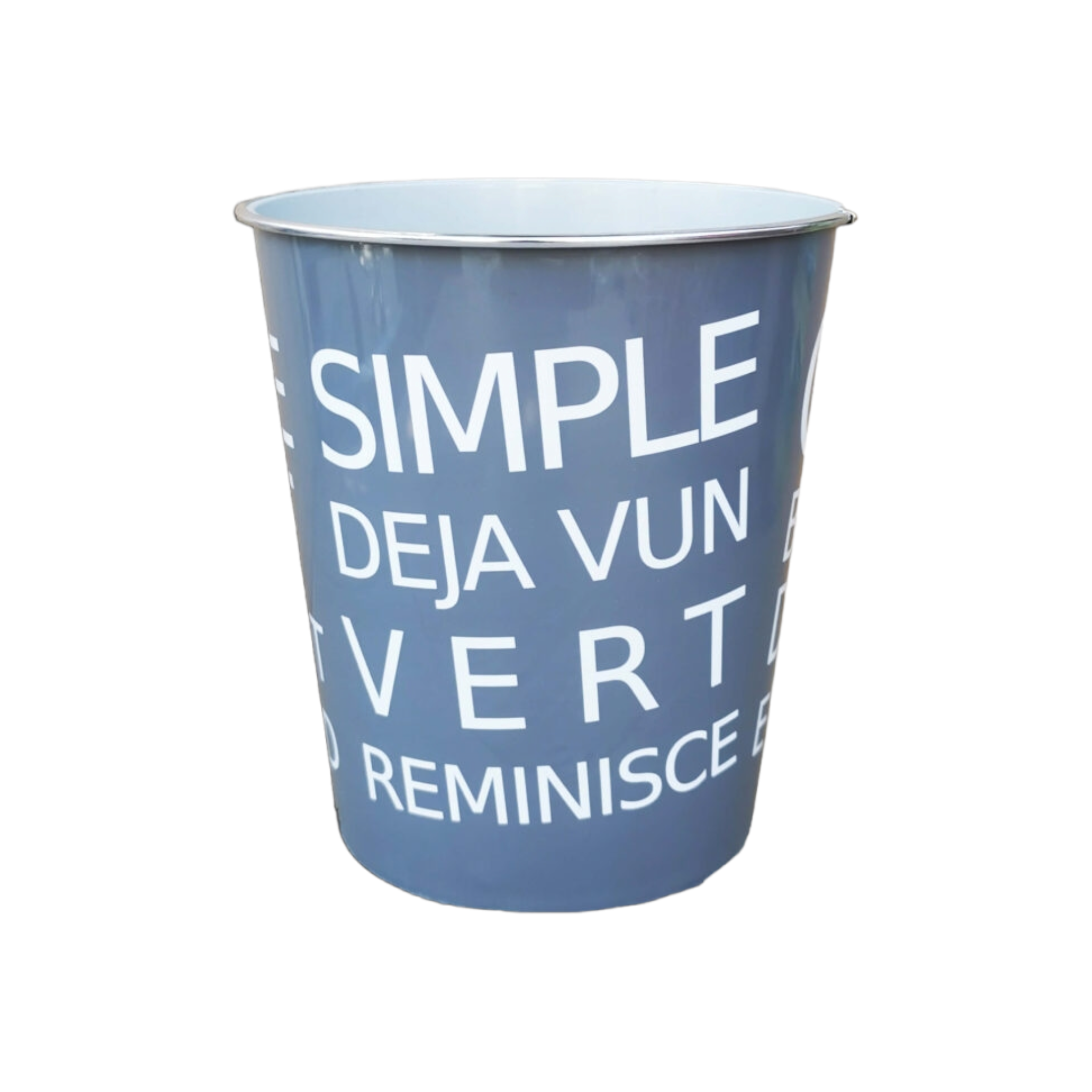 Office Wastepaper Bin with Print 497