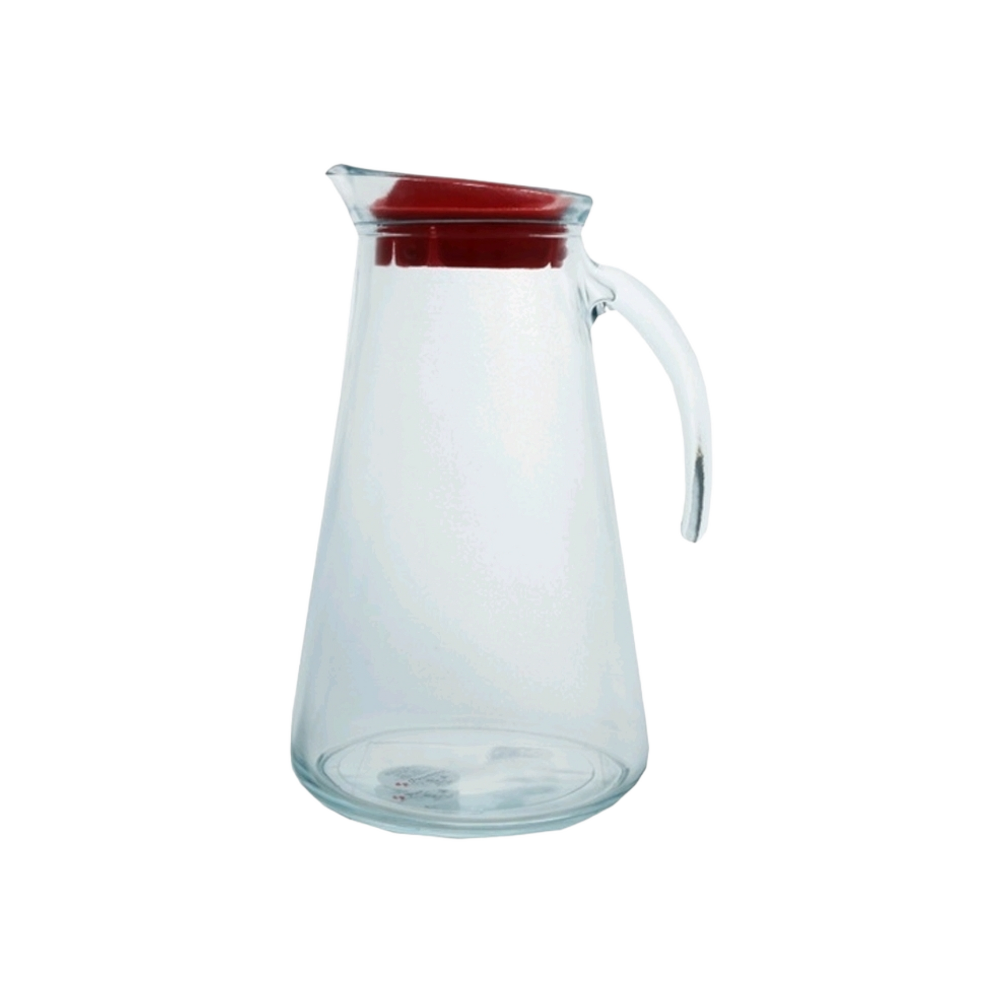 Pasabahce Water Jug 1550ml Red Lid 1550ml 24058