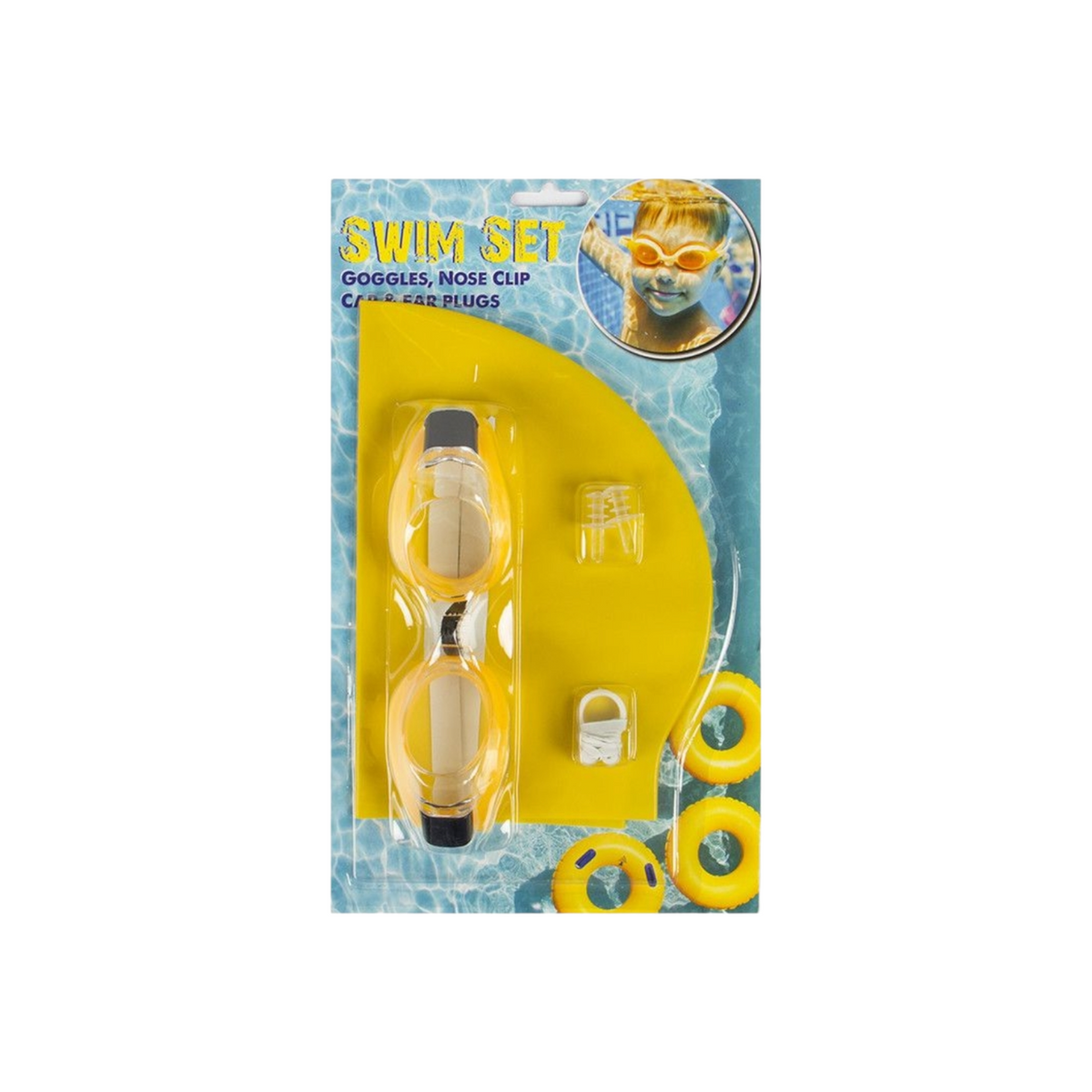 Swimming Cap and Goggle Set