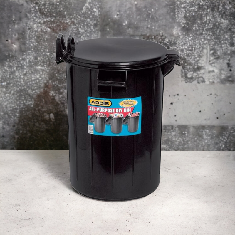Addis 55L All Purpose DIY Dustbin 91260BK