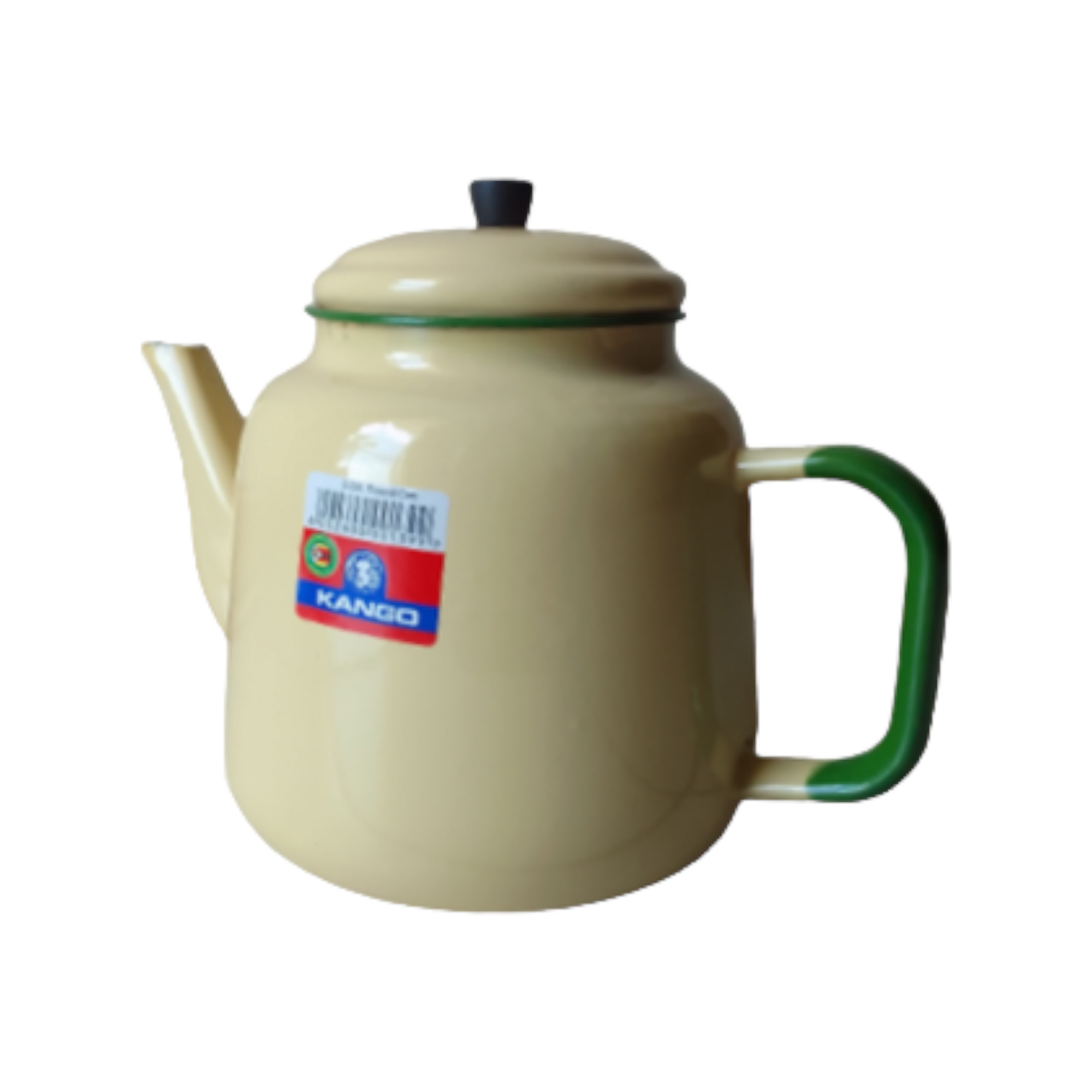 Kango Enamel Teapot 2.25L Cream Double Handle CM1622Z
