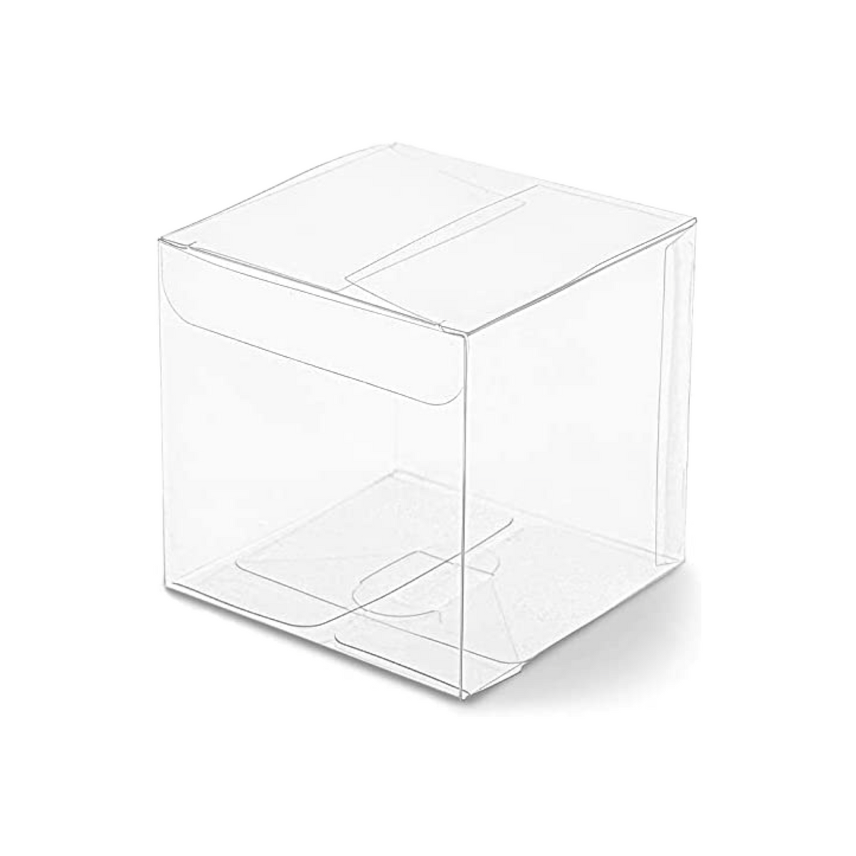 Gift Box PVC Clear 5x5x6cm 12pack