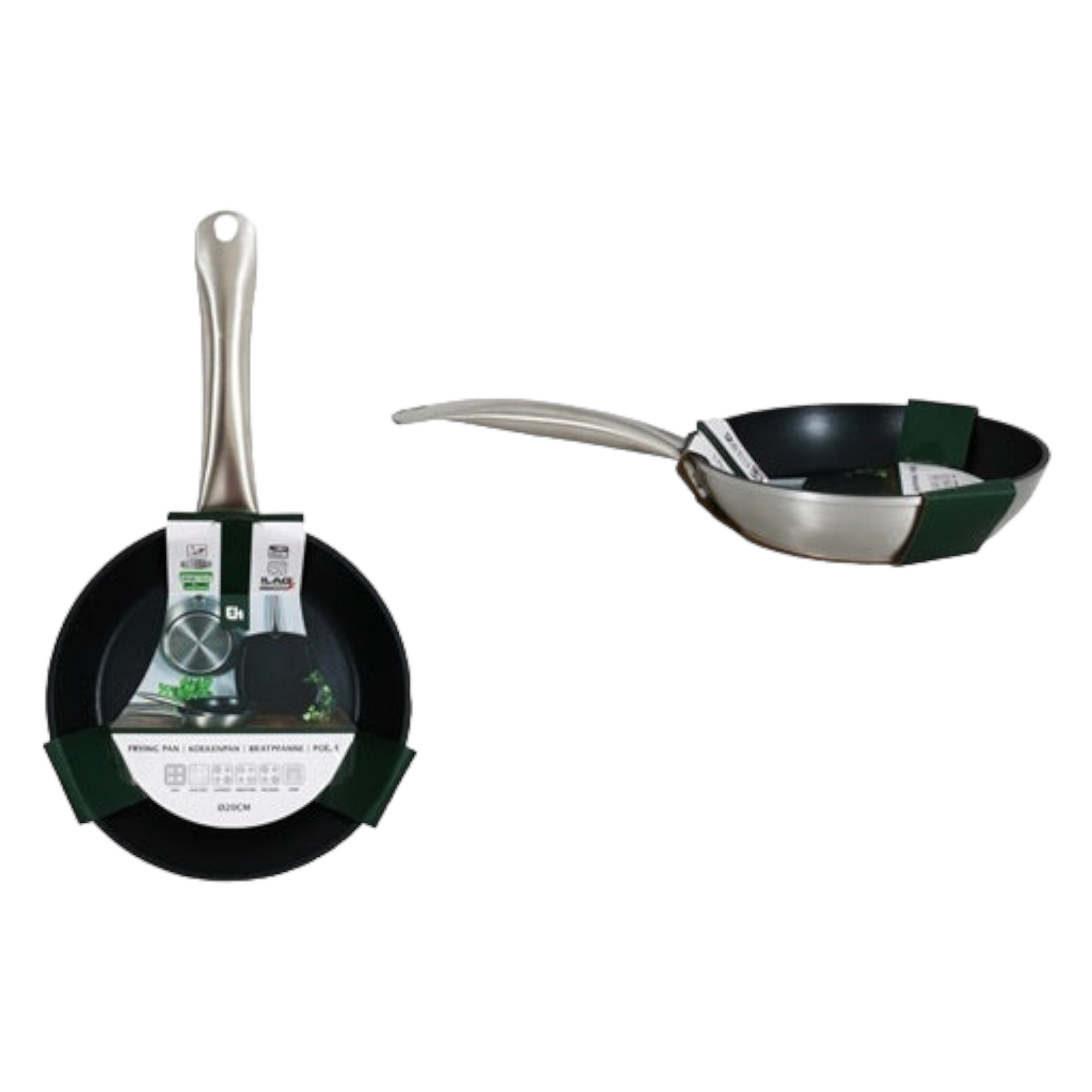 EH Frying Pan Forged Aluminum Sliver 20cm 21493