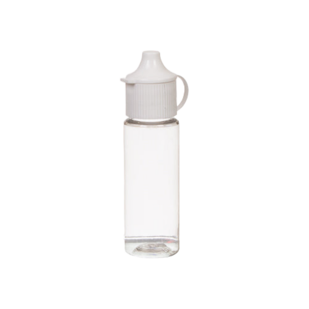 15ml Dropper Bottle Plastic Clear with Flip Ratchet Lid 10pcs