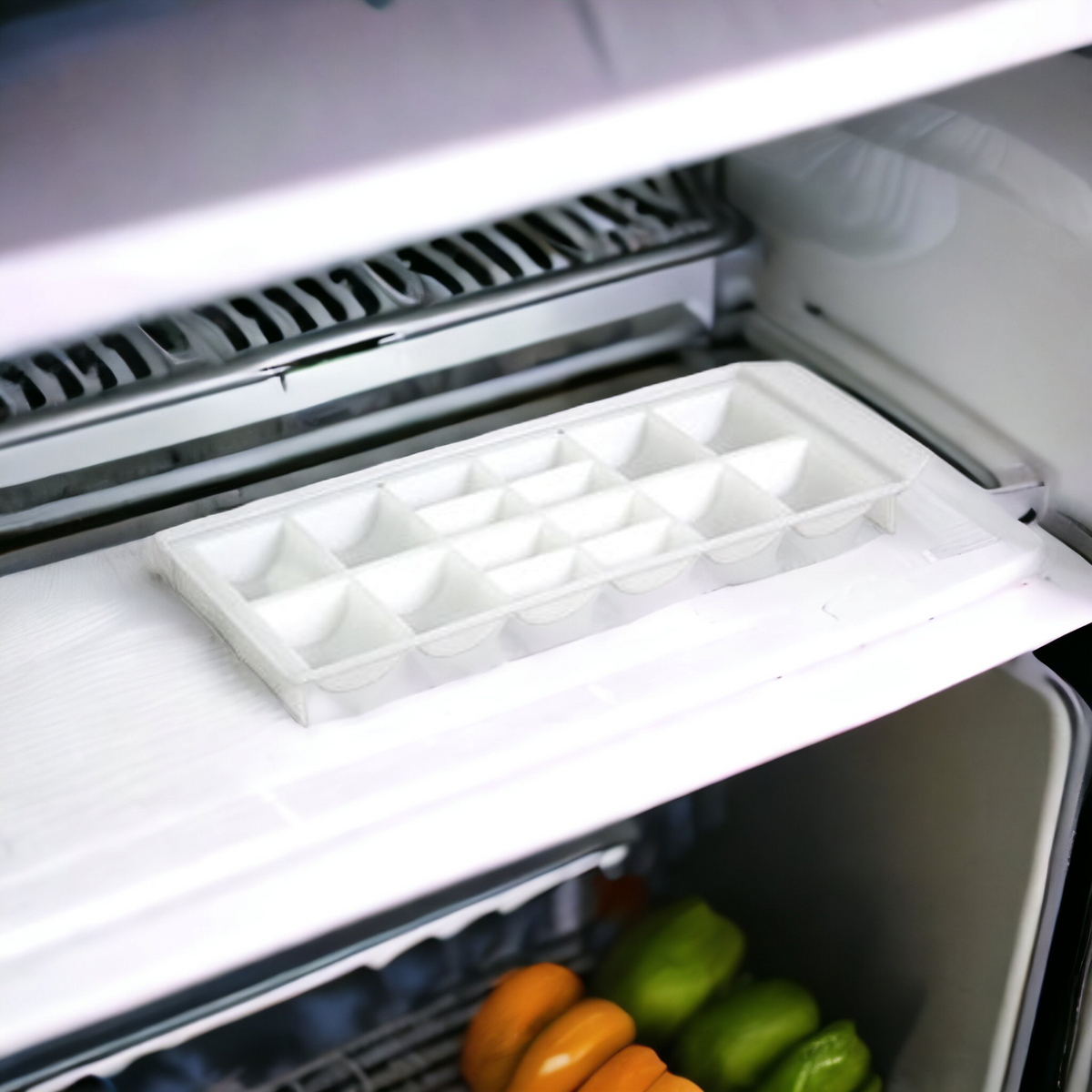 Nu Ware Plastic Ice Cube Tray 24 Grid Ice Pops with Lid