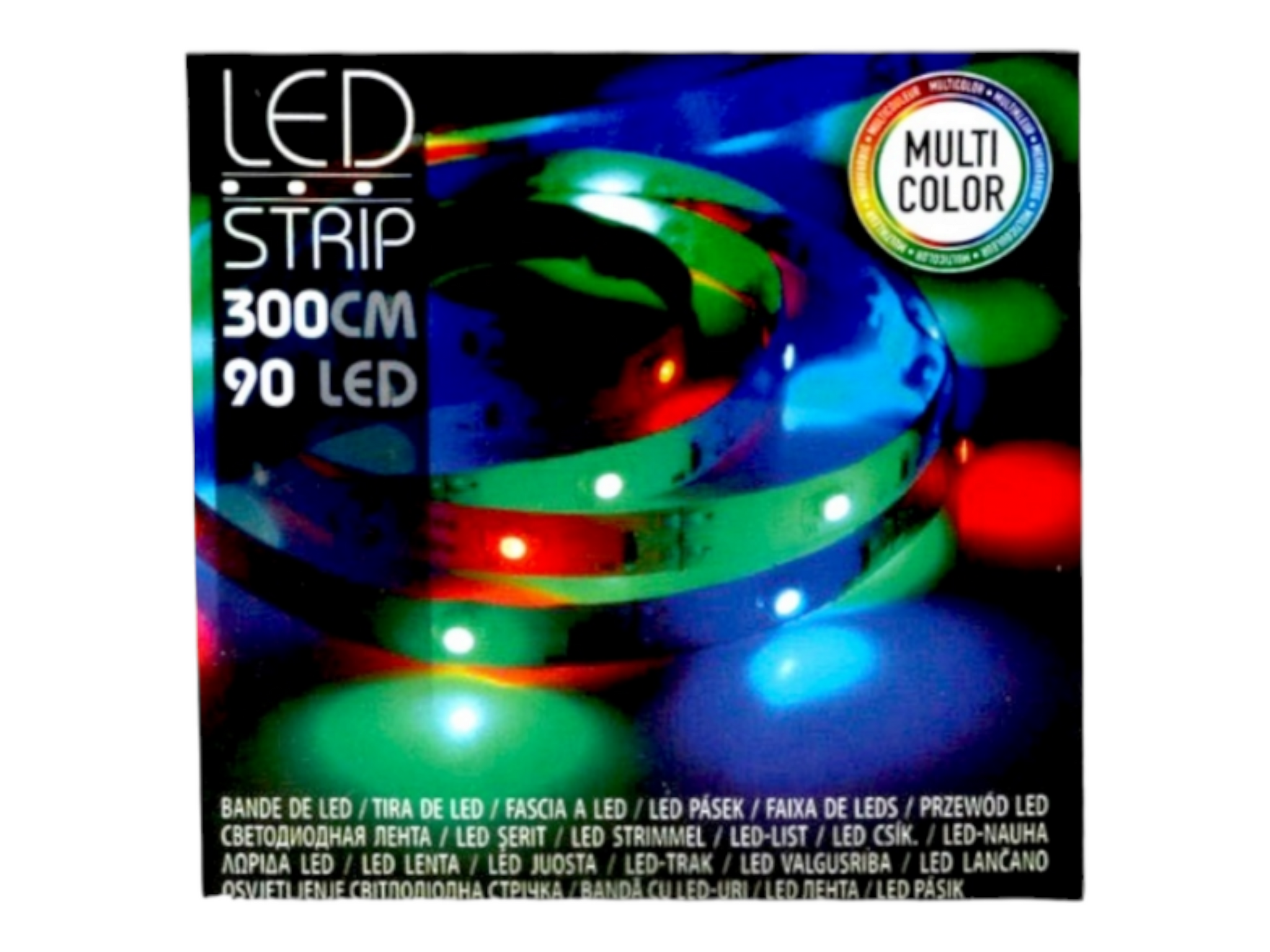 Koopman Led Strip Light 3m 90-Leds Multi Colour Battery operated Inter
