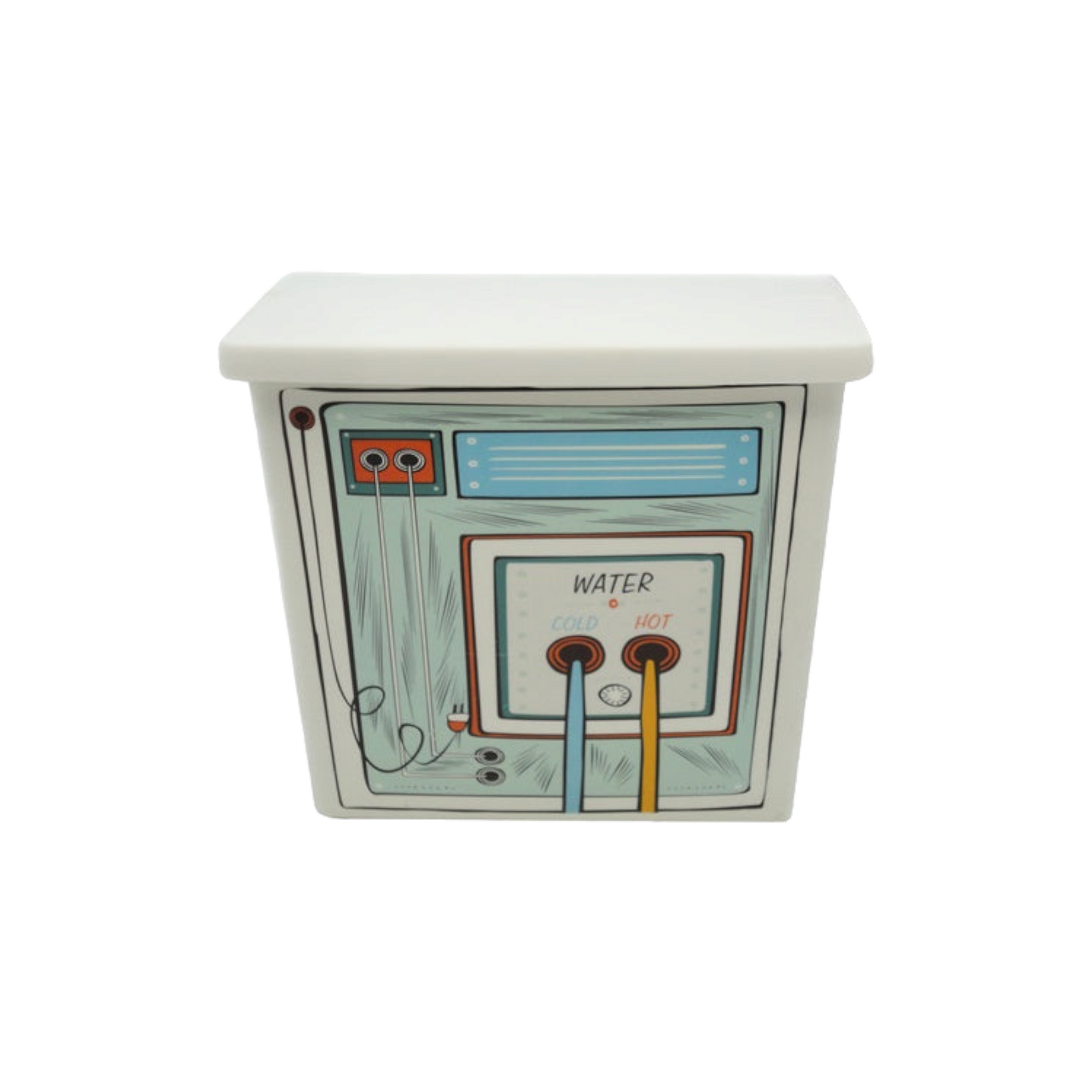 Dishwasher Tablet Storage Container Box with Lid Plastic 12712