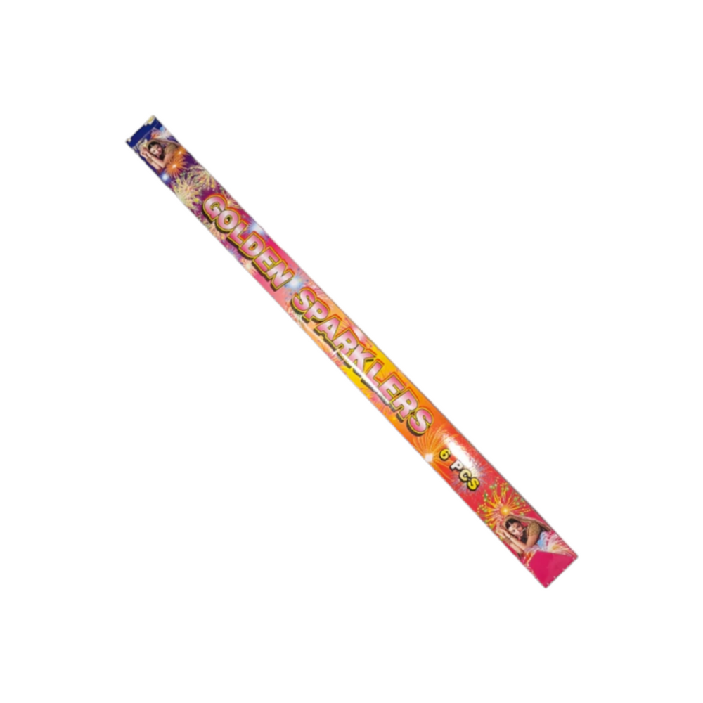 Jumbo Party Sparklers Gold 28inch 6pc