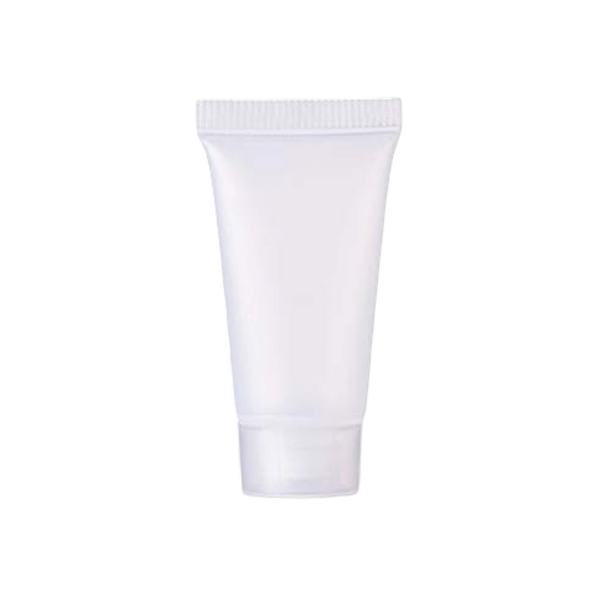 Cosmetic Refillable Cream Tube Matte Frosted White