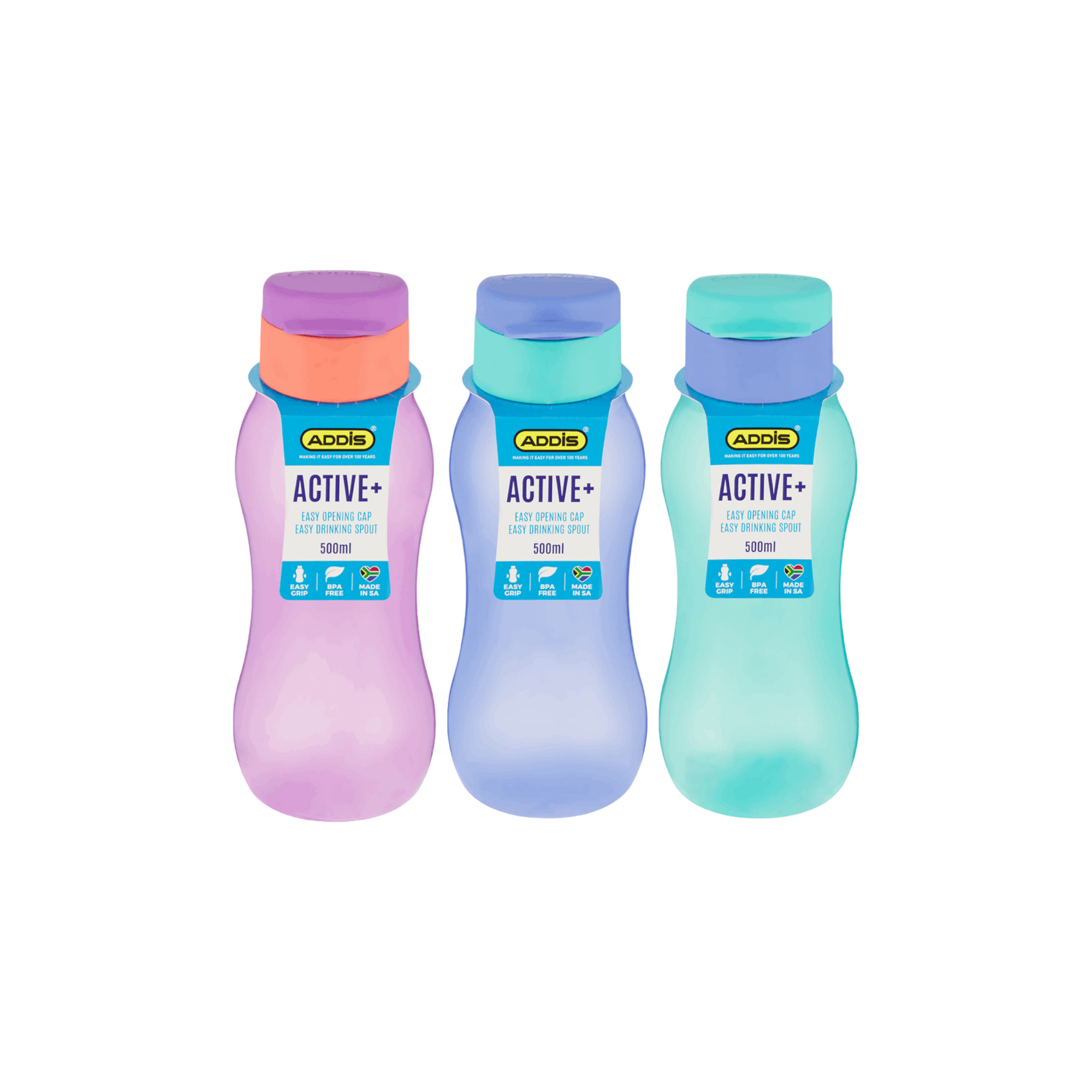 Addis Active Sports Water Bottle Active 500ml