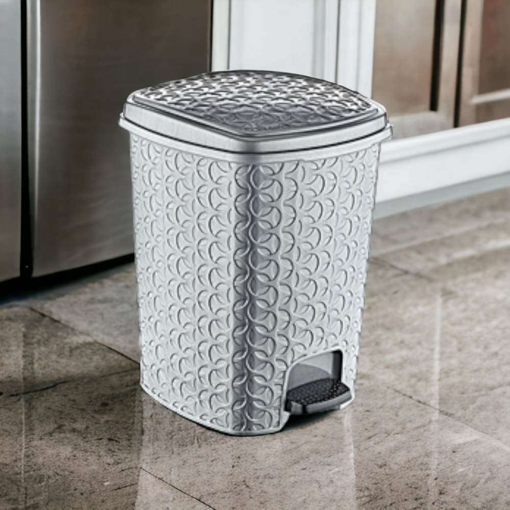 Titiz Plastic Waste Bin Rattan Star No2 12L E-248