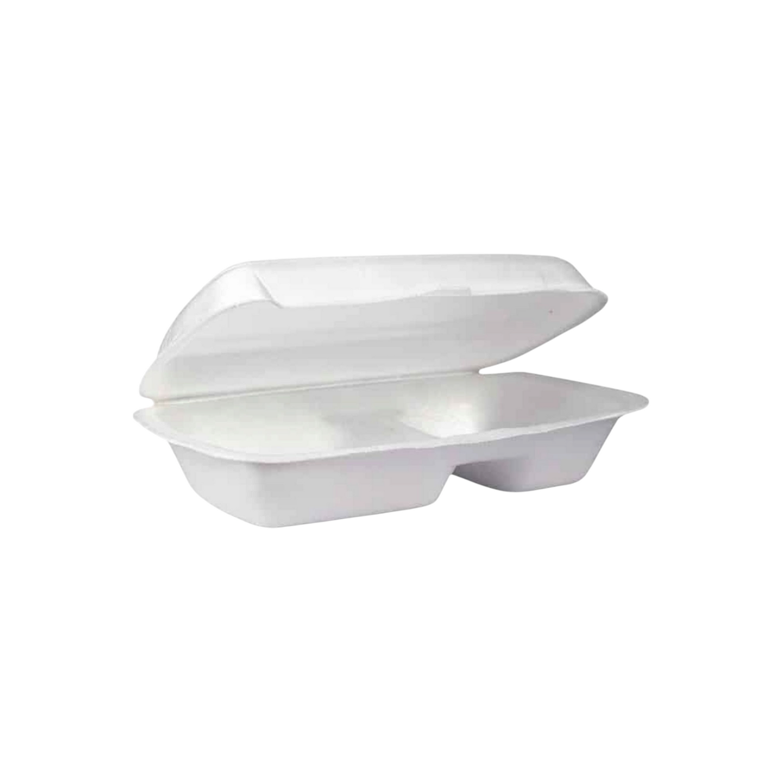 Fomo Food Tray No.40 2-Division Clamshell 75pack