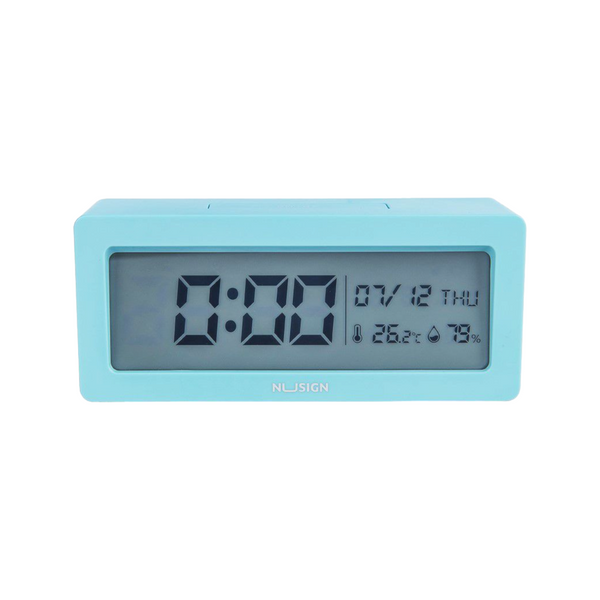Deli Digital Clock Light Blue