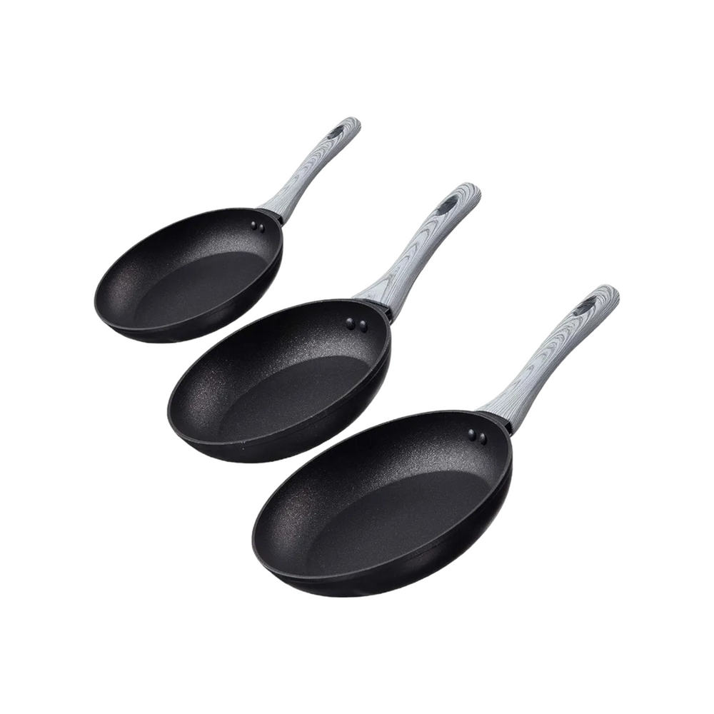 Induction Frying Pan 20-24-28cm 3-Piece Set