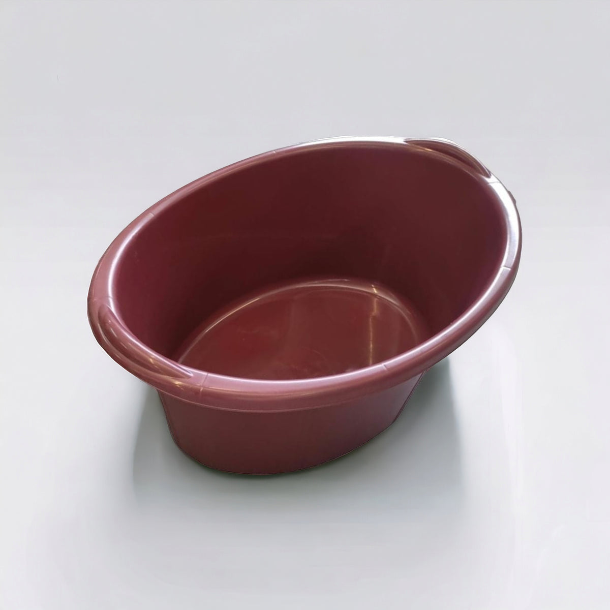 120L Plastic Oval Bath Tub Basin with Lip Handle