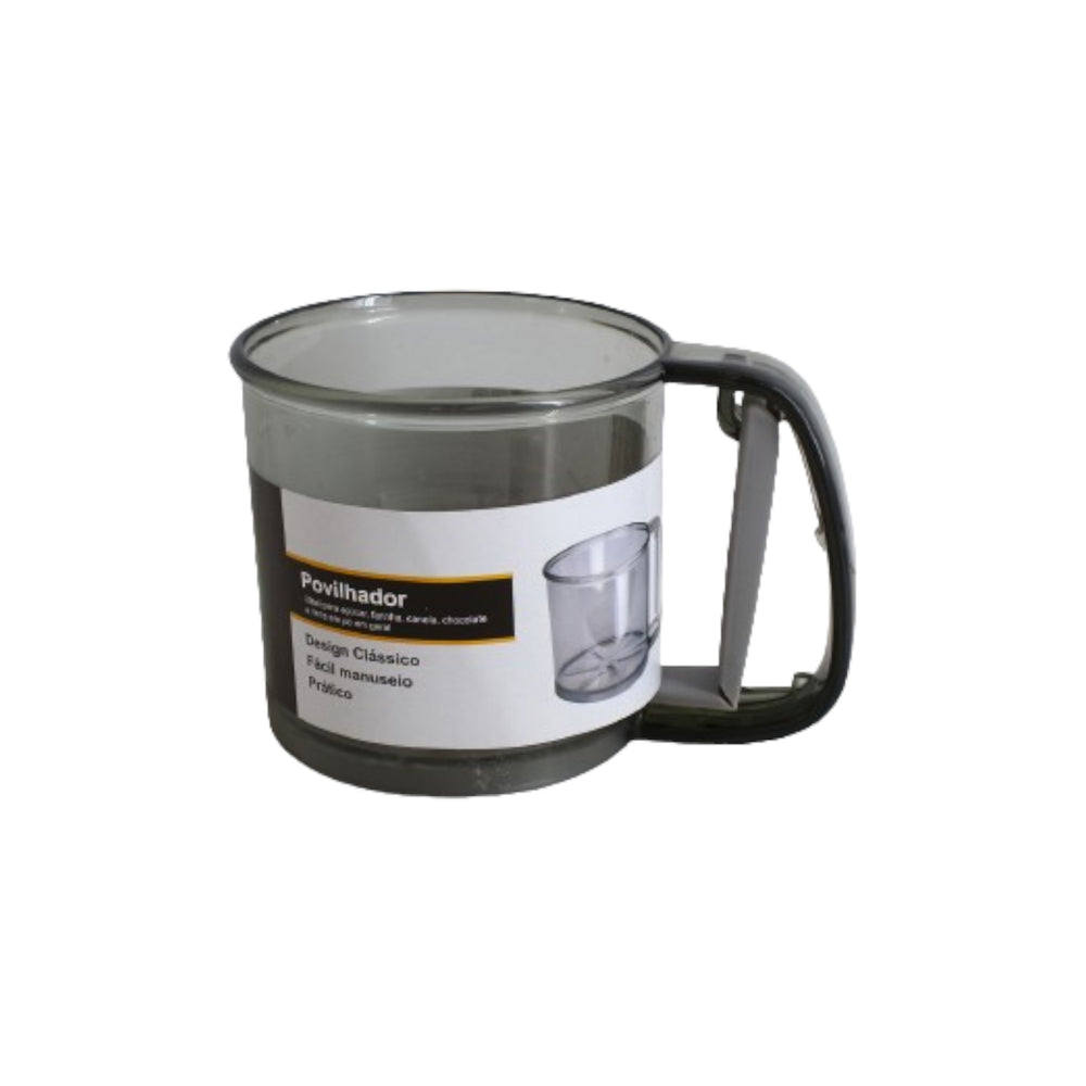 Handheld Semi-Automatic Powder Flour Sieve Sifter cup