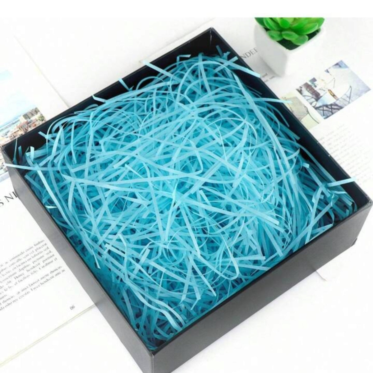 Gift Packaging Natural Shredded Rafia Pastel Paper Filler Slimline 10g