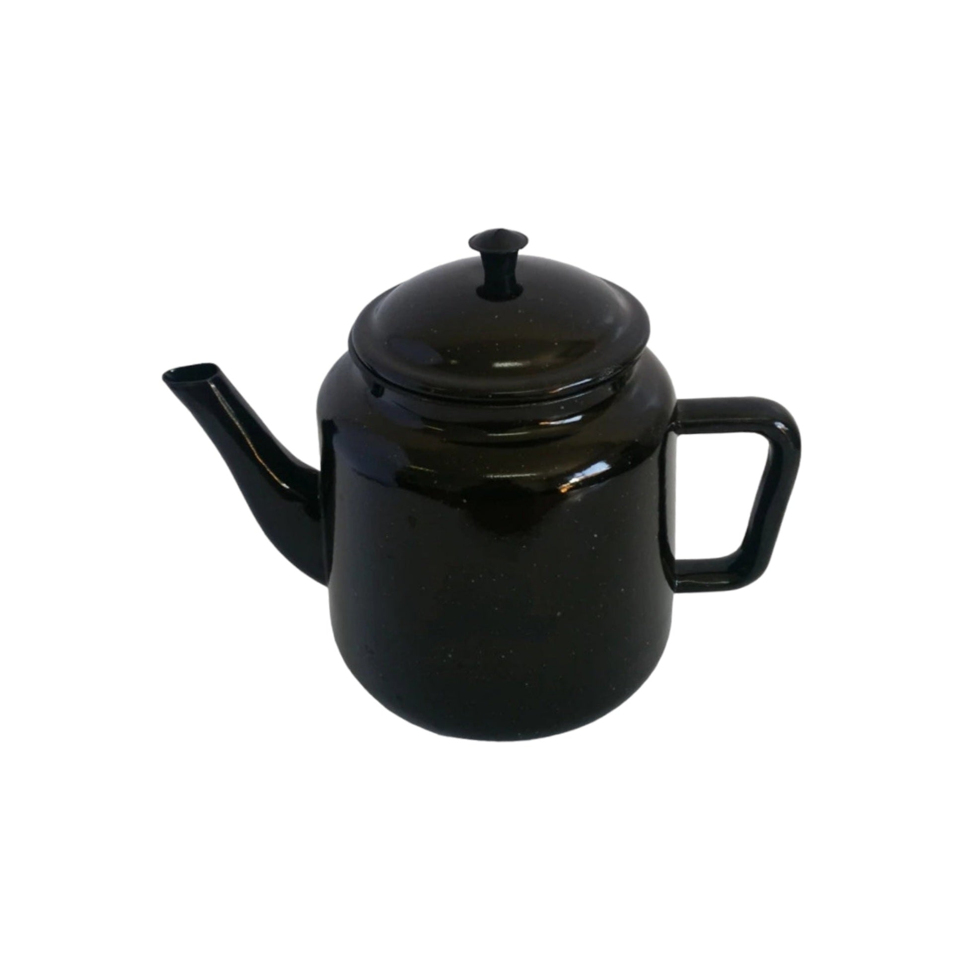 Kango Enamel Teapot 4.5L Kettle Black BK12245