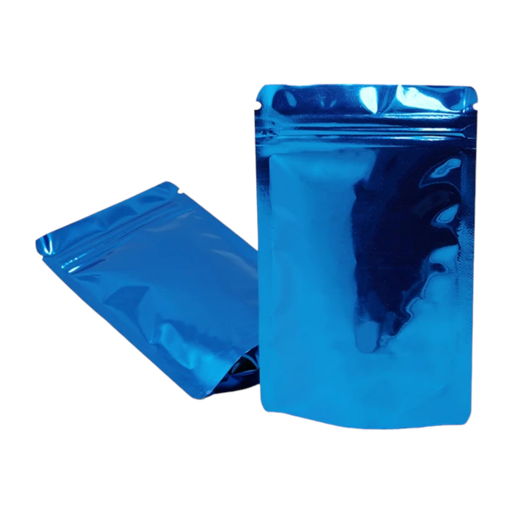 Aluminium Metalized Zip Lock Resealable Foil Stand Up Pouch Packing Ba