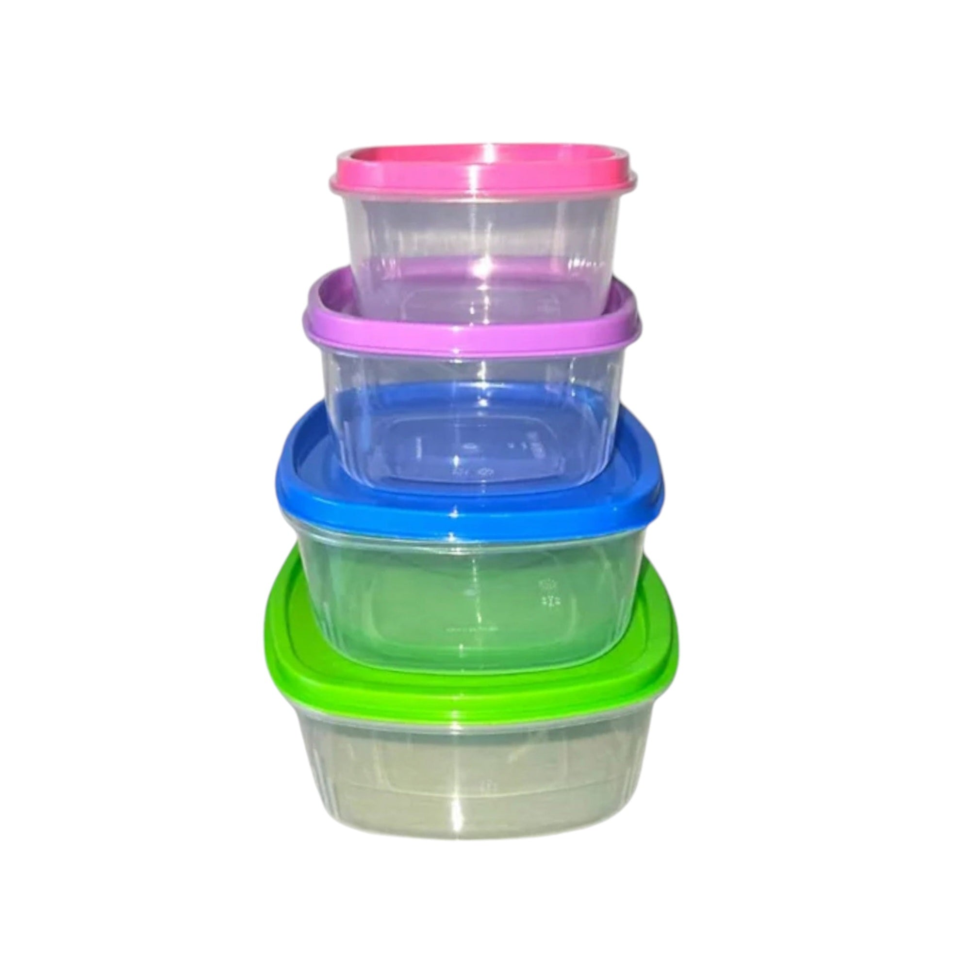 Continental Homeware Rainbow Food Storage Container Set 4pack