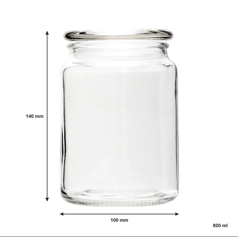 Regent Glass Storage Jar 550ml with Glass Lid 26112