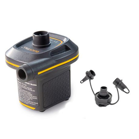 Intex Mini USB Electric Air Pump for Rapid Inflation & Nozzle Pack