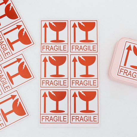 Fragile Sticker 8x7cm 240pack